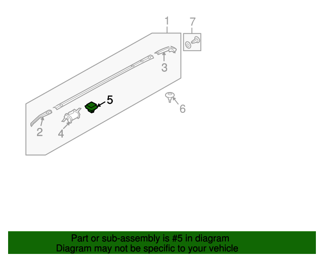 87715-2K000 - End Cap Molding Clip 2010-2013 Kia Soul | Kia.Parts Store
