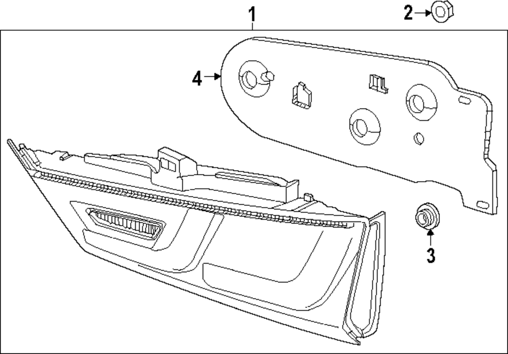 34155-3A0-A01 - 2023-2025 Honda CR-V - Backup Lamp | Genuine Honda Parts