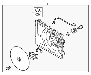 25380-1M050 - Fan Assembly 2010-2013 Kia | Kia.Parts Store
