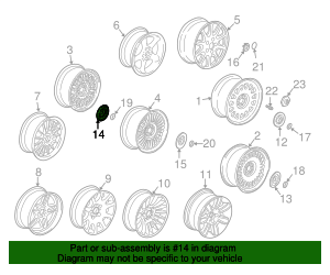 Genuine BMW 36-13-1-181-068 | Hub Cap | FREE Shipping on Most Orders ...