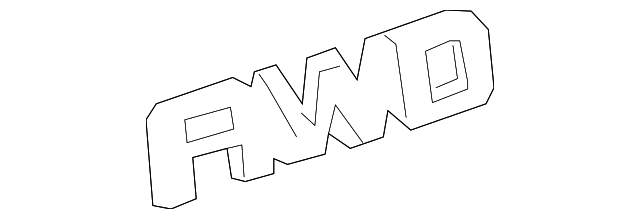 84188530 - Black Liftgate Transmission Name Plate 2020-2024 Chevrolet ...