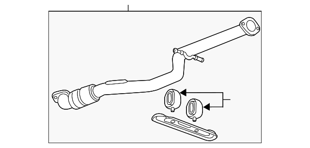 2016-2025 Chevrolet Malibu Exhaust Front Pipe 84413377 GM ...