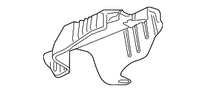 23333240 - Driver Side Exhaust Muffler Heat Shield 2016-2024 GM ...