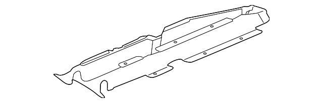 2016-2023 Chevrolet Malibu Exhaust Intermediate Underbody Heat Shield ...