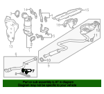 2016-2025 GM Exhaust Front Insulator 84129717 GM | GMPartsDirect.com