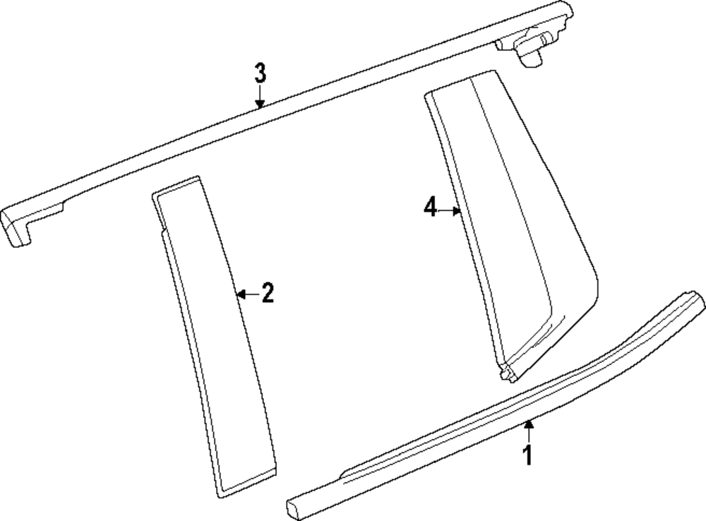 2024-2025 Chevrolet Silverado EV F Molding 85660321 | Partners Chevy
