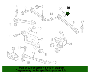 1995-2024 BMW Ft Upper Control Arm Lock Nut 33326760668 | OEM Parts Online