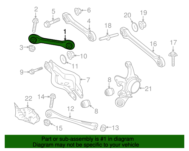 33-32-6-792-539 - Ft Upper Control Arm - 2012-2021 BMW | Buy BMW Parts Now
