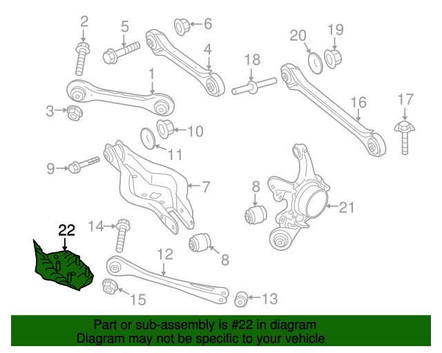 33326796138 - 2012-2020 BMW Protect Shield (33-32-6-796-138) | BMW of ...