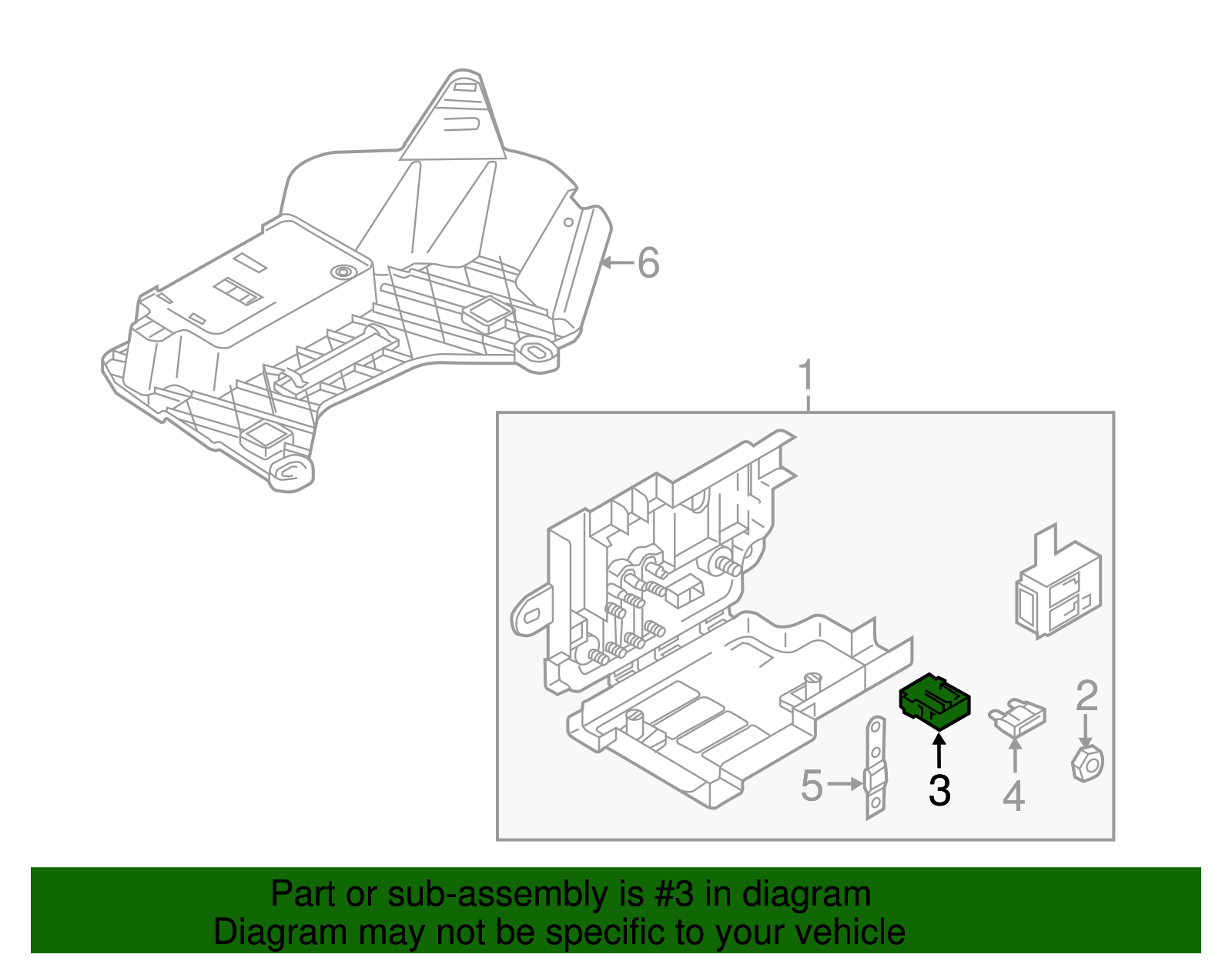 2006-2018 Volkswagen Fuse Holder 1K0-937-530 | OEM VW Parts Haus