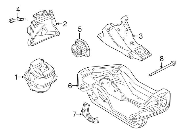 Genuine BMW 22-11-6-793-642 | Front Mount | FREE Shipping on Most ...