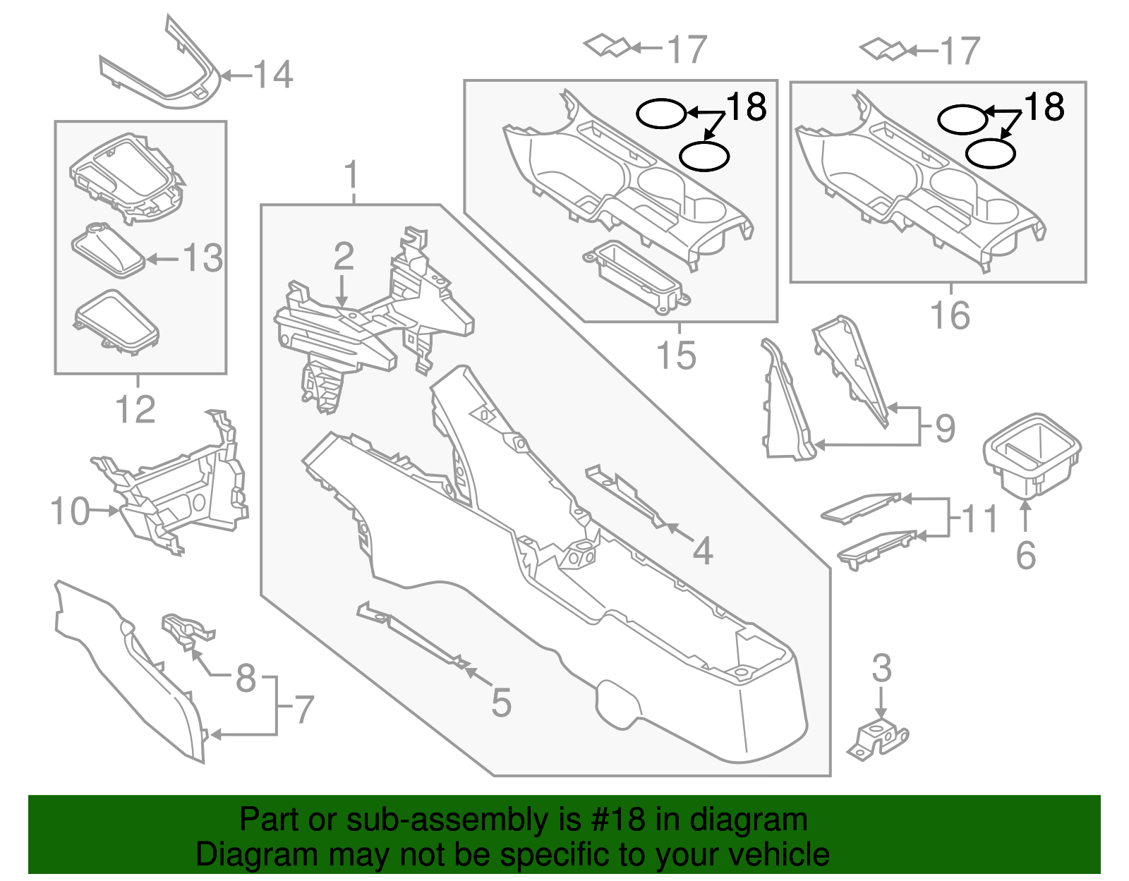 D09W-64-313 - Finish Panel Insert 2016-2018 Mazda CX-3 | AutoNation Parts