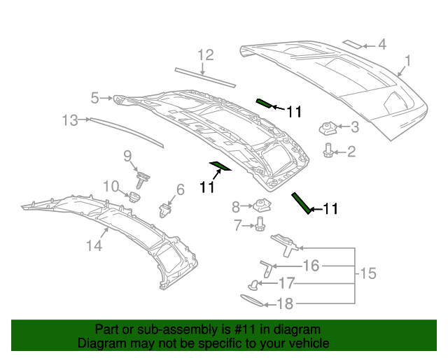 2018-2022 Toyota C-HR Base Protector 76872-F4010 | Toyota Parts Center
