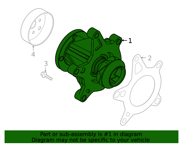 25100-2M800 - Water Pump 2021-2024 Kia | Kia.Parts Store