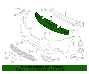 2016-2019 Nissan Sentra Absorber 62090-3YU0A | QuirkParts
