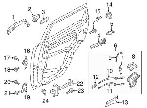79410-3K000 - Upper Hinge 2011-2019 Kia | Kia.Parts Store