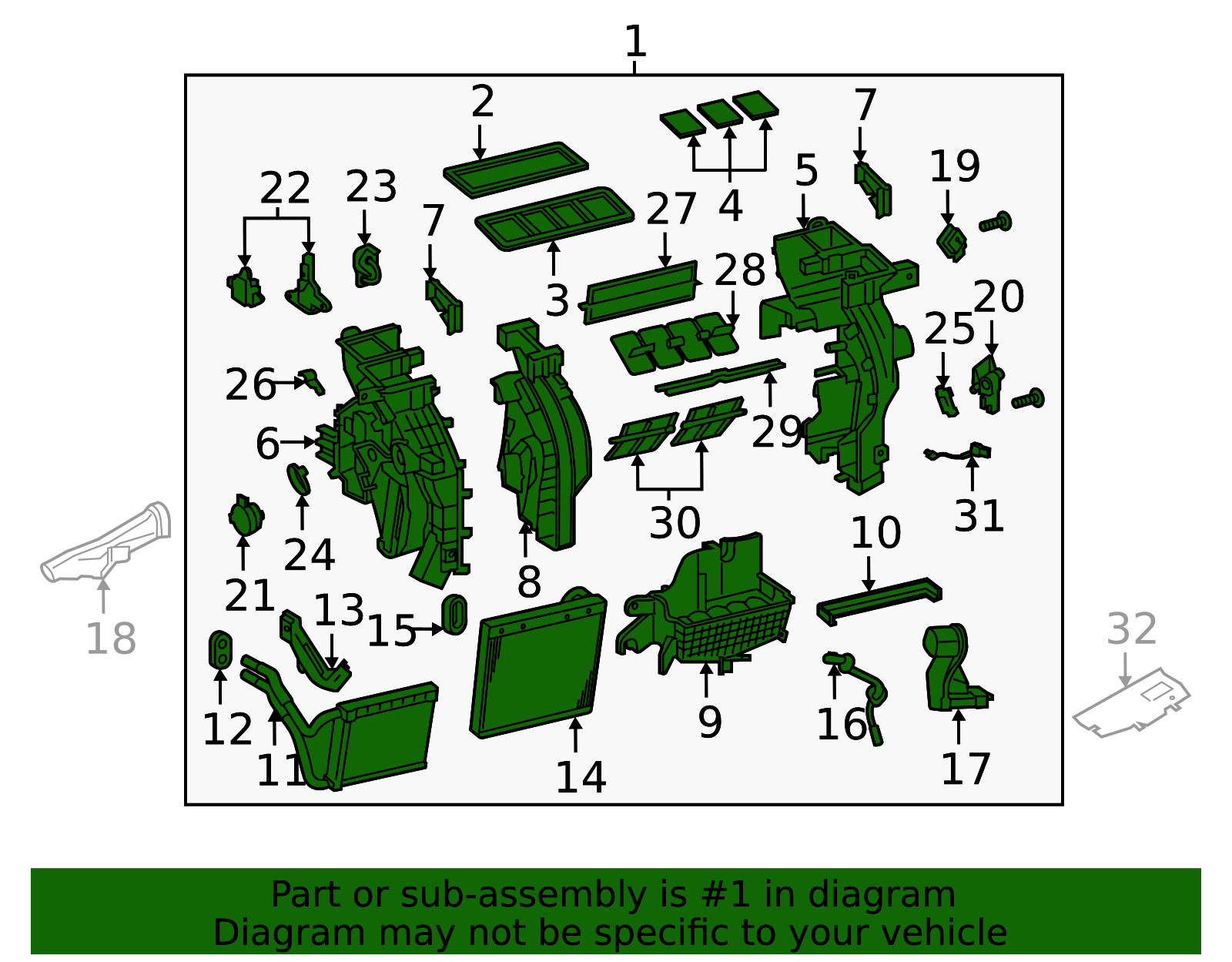 2020-2022 Kia Telluride | AC & Heater Assembly | 97205-S9020 | Kia Auto ...