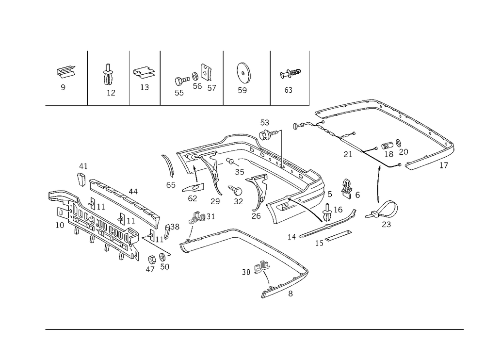208-885-04-21 - Rail 1999-2003 Mercedes-Benz CLK430 | MB Parts Source