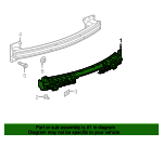 2018-2022 Buick Enclave Rear Bumper Fascia Energy Absorber 23335546 ...