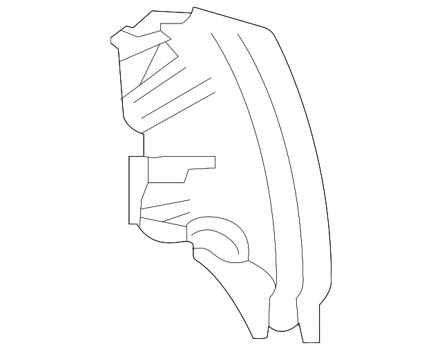 53153-0E050 - Air Guide - 2020-2024 Toyota Highlander | OEM Genuine ...