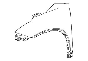 2020-2024 Toyota Highlander Fender 53801-0E160 | Toyota Parts Center