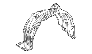 2020-2024 Toyota Highlander Fender Liner - DRIVERS SIDE 53806-0E170 ...