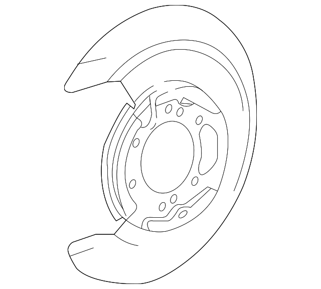 463-423-04-20 - Backing Plate 2006-2018 Mercedes-Benz | Mercedes-Benz ...