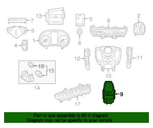 1669008422 - Switch Assembly 2015-2019 Mercedes-Benz | OEM Pro Parts