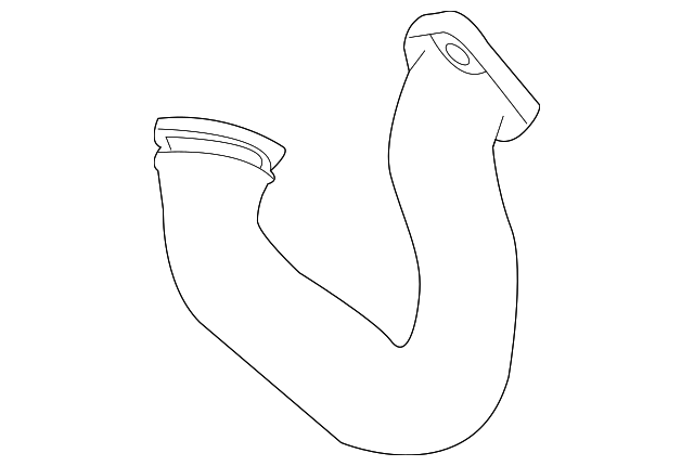 642-140-34-08 - Inlet Pipe 2011-2016 Mercedes-Benz | MB Parts Express
