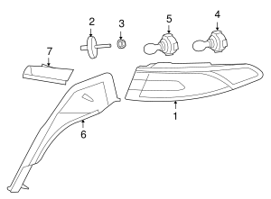 C2Z25152 - Tail Light Assembly 2012-2015 Jaguar | AutoNationParts.com