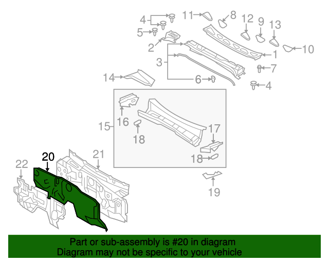 55101-35A40 - Dash Panel - 2007-2014 Toyota FJ Cruiser | OEM Genuine ...
