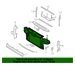 4L0-805-594-A - Radiator Support 2007-2015 Audi Q7 | Audi OEM Parts