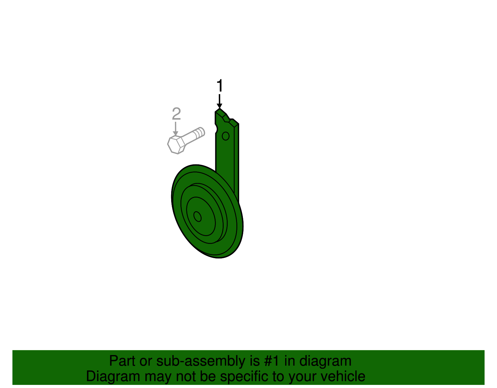 2013-2017 Hyundai Accent Horn 96620-1R600 | OEM Parts Online