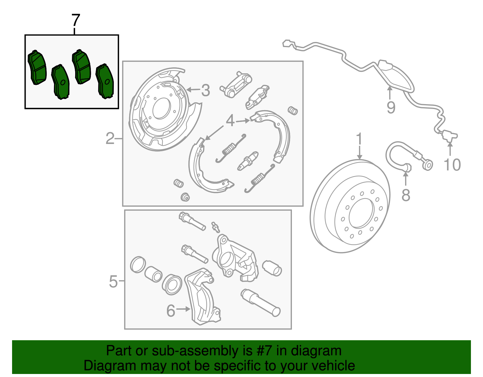 04466-02340 - High-Quality Disc Brake Pad Set for 2018-2022 Toyota ...