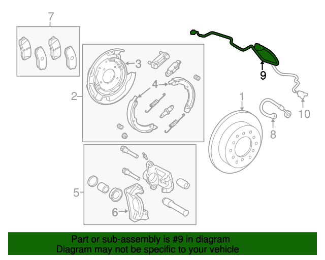 895160c050 - ABS Wheel Speed Sensor Wiring Harness 2007-2021 Toyota ...