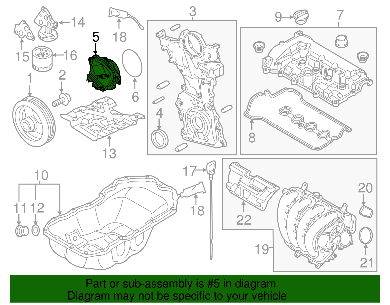 2016-2024 Mazda Engine Variable Valve Timing (Vvt) Solenoid PEDD-14-420 ...