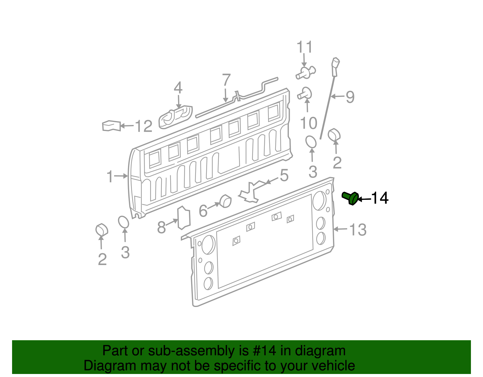 2002-2023 Mopar Screw 06507447AA | Mopar Parts Canada