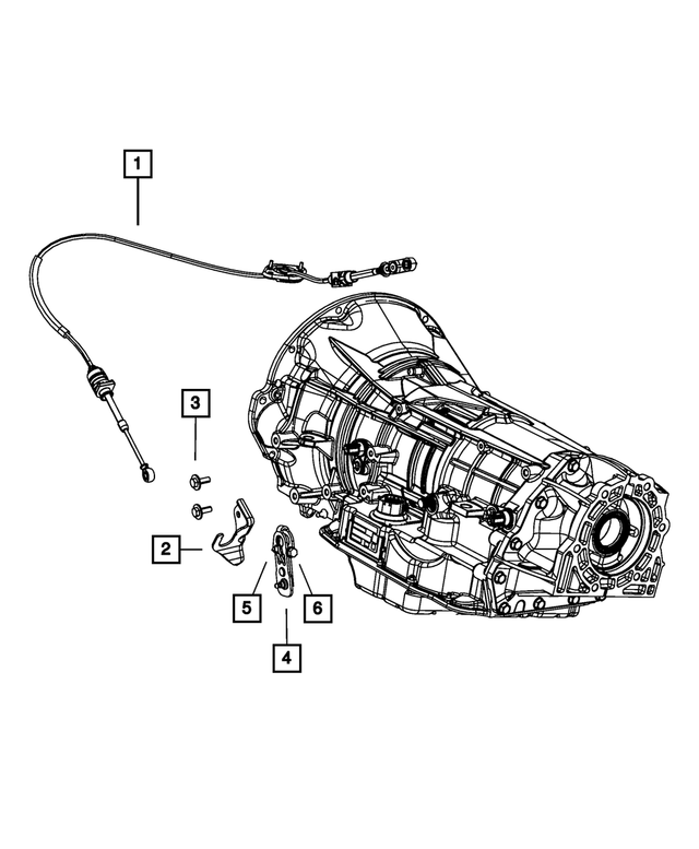 MOPAR SHIFT CABLE BRACKET - 55398214AA - 55398214AA | Mopar Online Parts