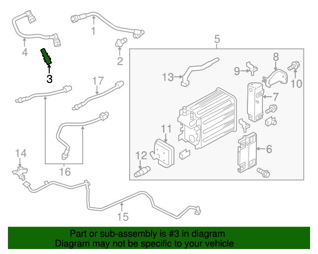PCV Valve - Ford (4L2Z-6A666-BA)