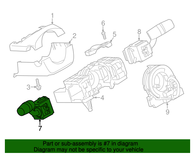 BALK-66-122 - Headlamp Switch 2017-2022 Mazda | AutoNation Parts