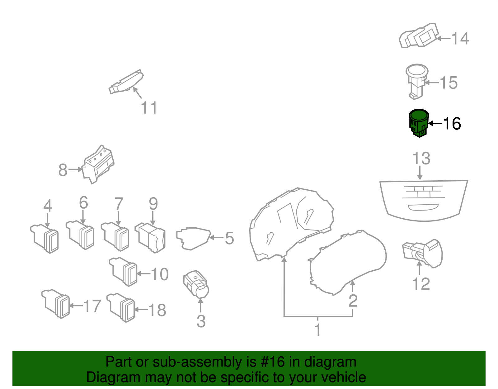2014-2021 Nissan Light Sensor 28576-1VA0A | Scott Evans Nissan Parts