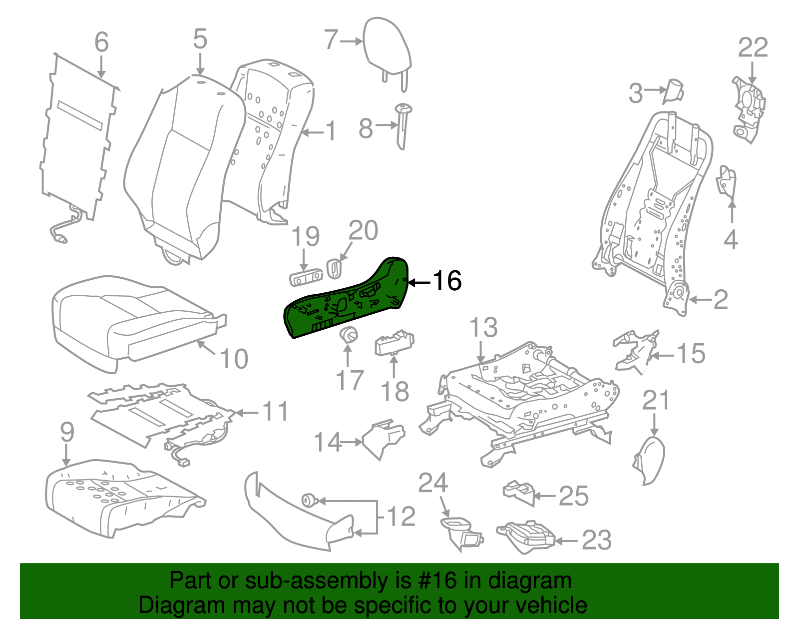 2014-2019 Toyota Highlander 2014-2019 Toyota Highlander - Outer Side ...
