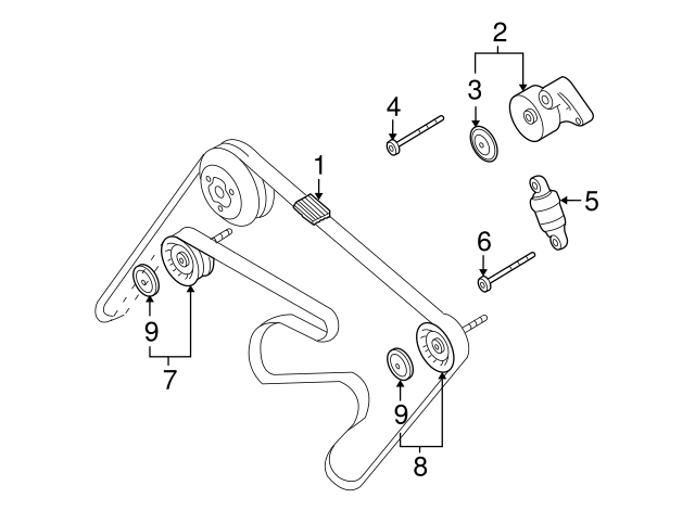 7PP-903-137 - Serpentine Belt 2008-2018 Porsche | AutoNation Parts