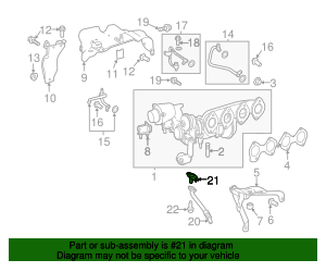 023-997-85-48 - Turbocharger Oil Line Gasket 2012-2022 Mercedes-Benz ...