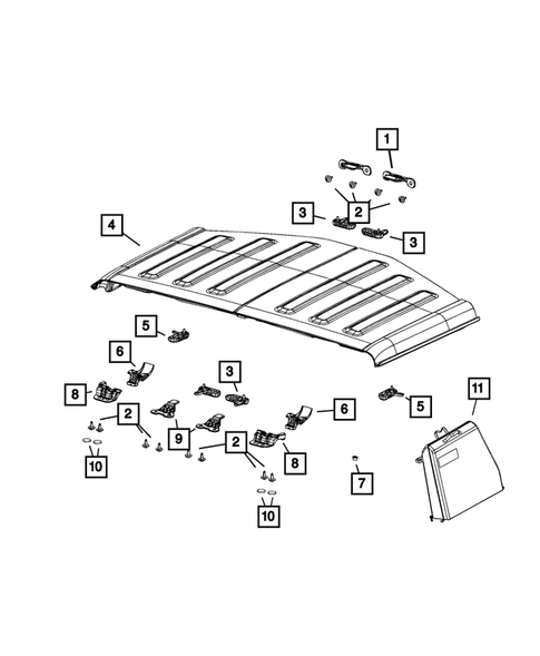 Roof for 2021 Jeep Wrangler | Mopar Estores