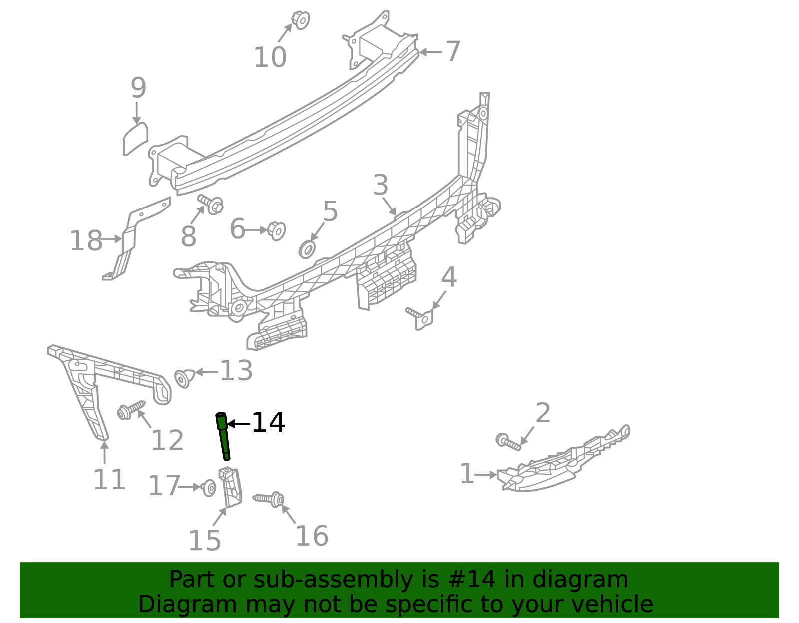 2017-2024 Audi Upper Guide Pin WHT-007-374 | AudiUSAParts.com