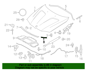 51767234367 - 2011-2018 BMW Inner Seal (51-76-7-234-367) | BMW of South ...