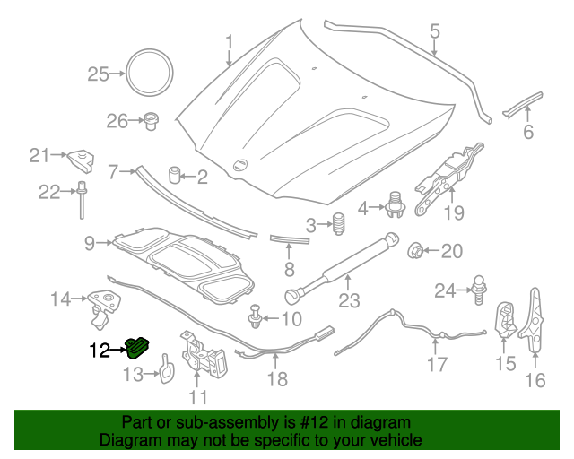 Genuine BMW 51-23-7-210-734 | Striker | FREE Shipping on Most Orders ...