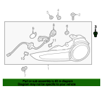 2014-2024 Mazda Bumper Cover Grommet BHN1-50-0Z1A | TascaParts.com