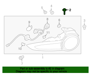 1999-2024 Mazda Splash Shield Screw 9CF6-00-516B | Real Mazda Parts